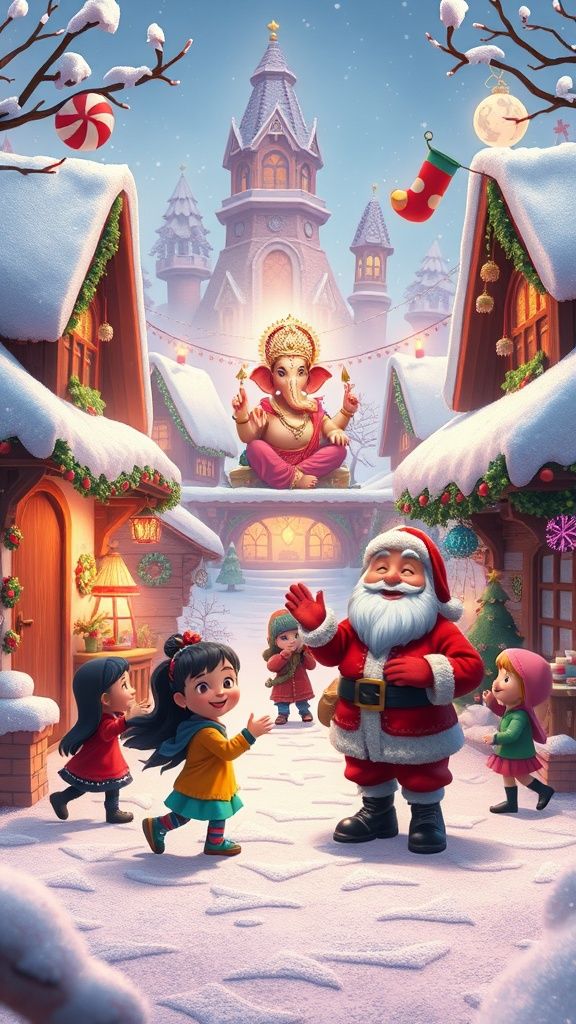 Watch:The Tale of Lord Ganesha and Santa Claus: A Journey of Love ...