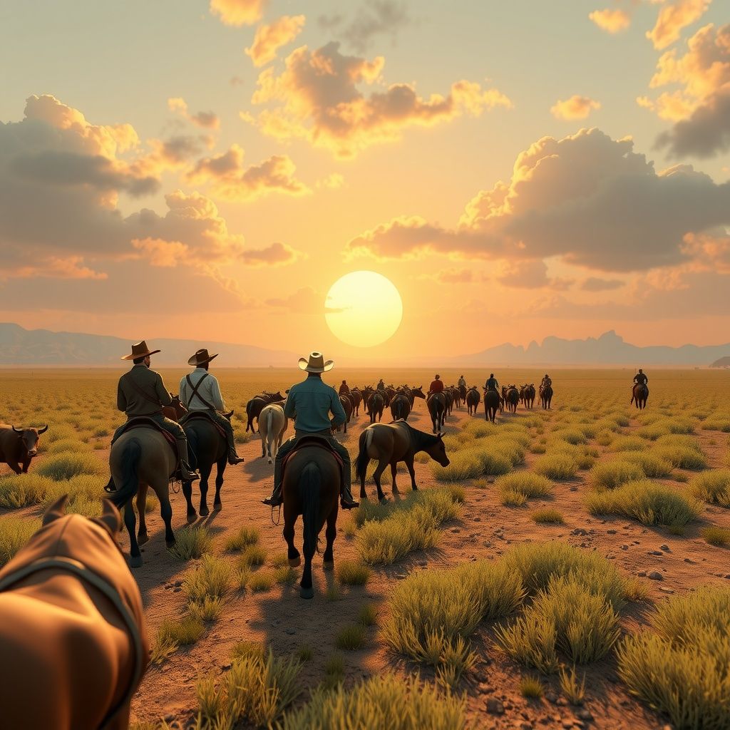 The Texas Frontier: Cattle Drives | Story.com