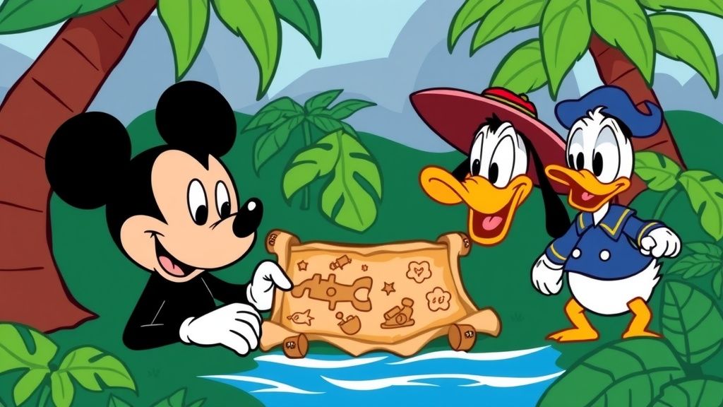 Mickey Mouse and the Lost Treasure Map | Story.com