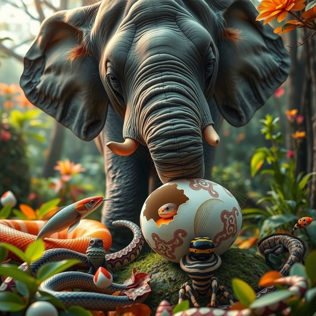 The Elephant's Quest for the Secret of the Egg | Story.com