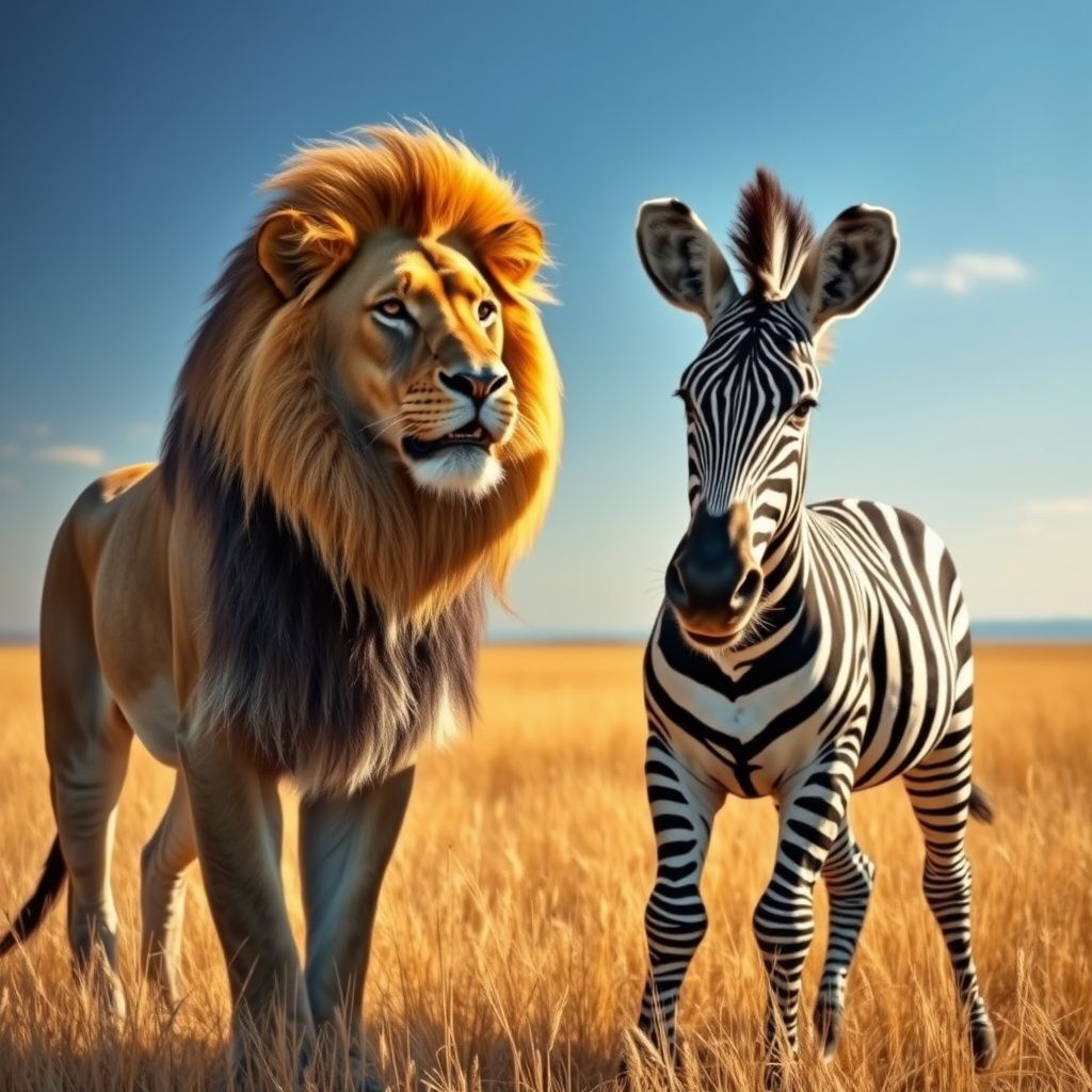 The Lion and the Zebra | Story.com
