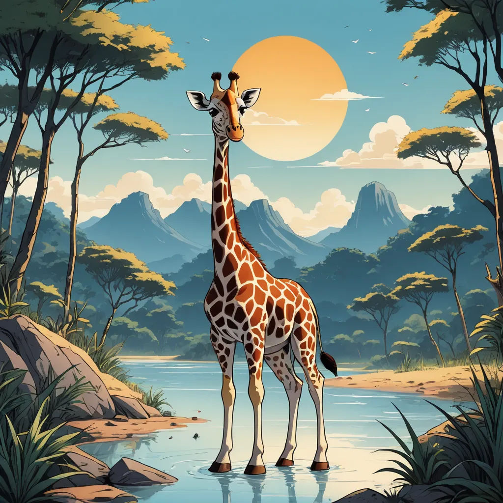 A Jornada da Girafa Kimade | Story.com