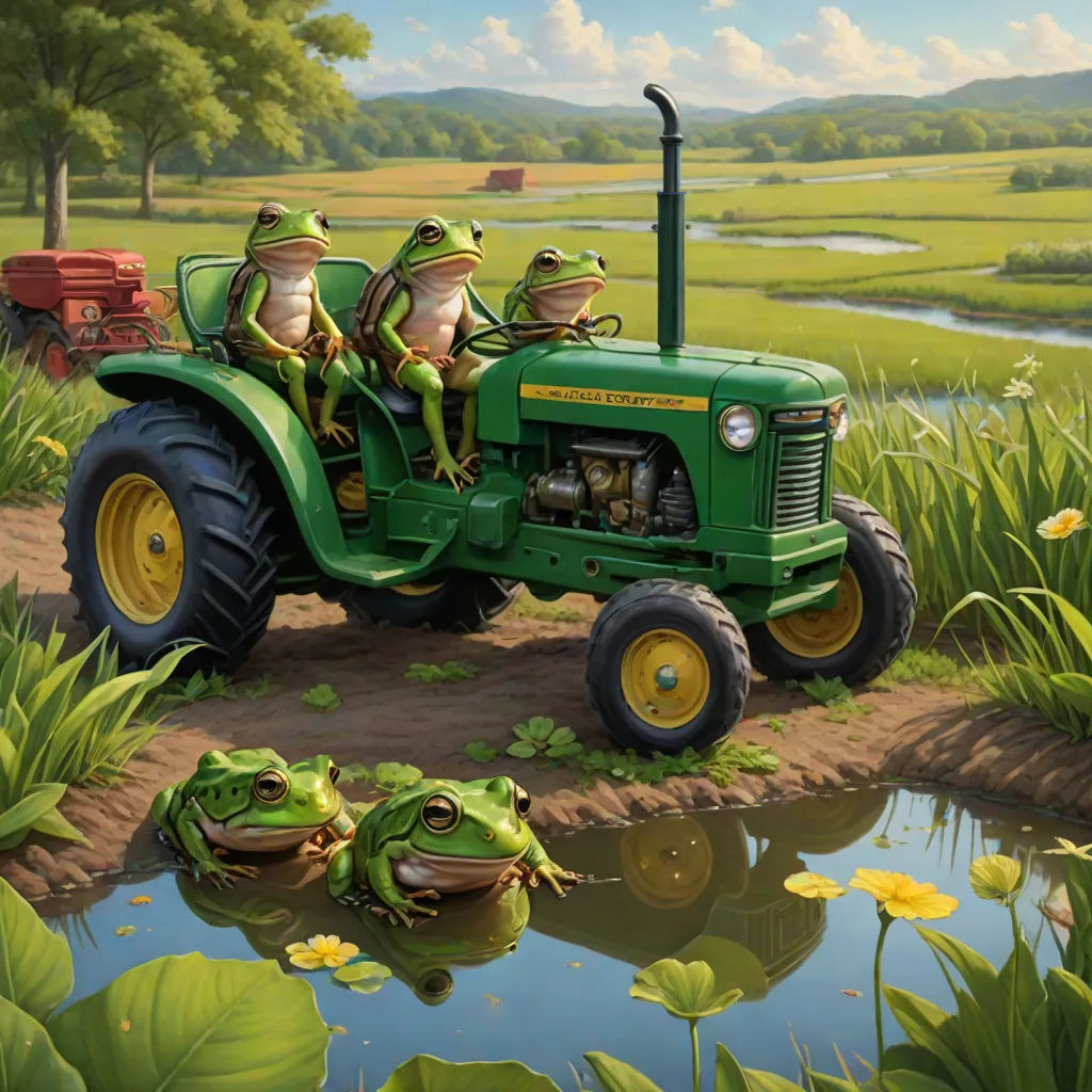 The Frogs and the Big Green Tractor | Story.com