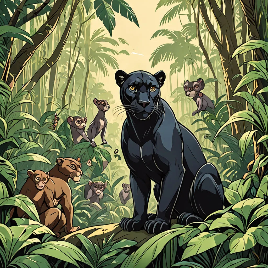 The Panther's Jungle Family | Story.com