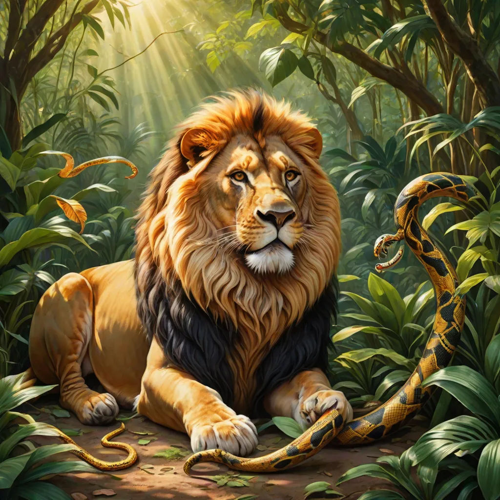 The Lion and the Snake | Story.com