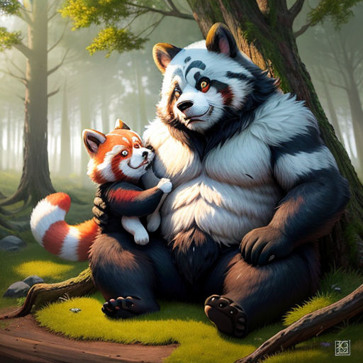 The Grumpy Wolf and the Playful Pandas | Story.com