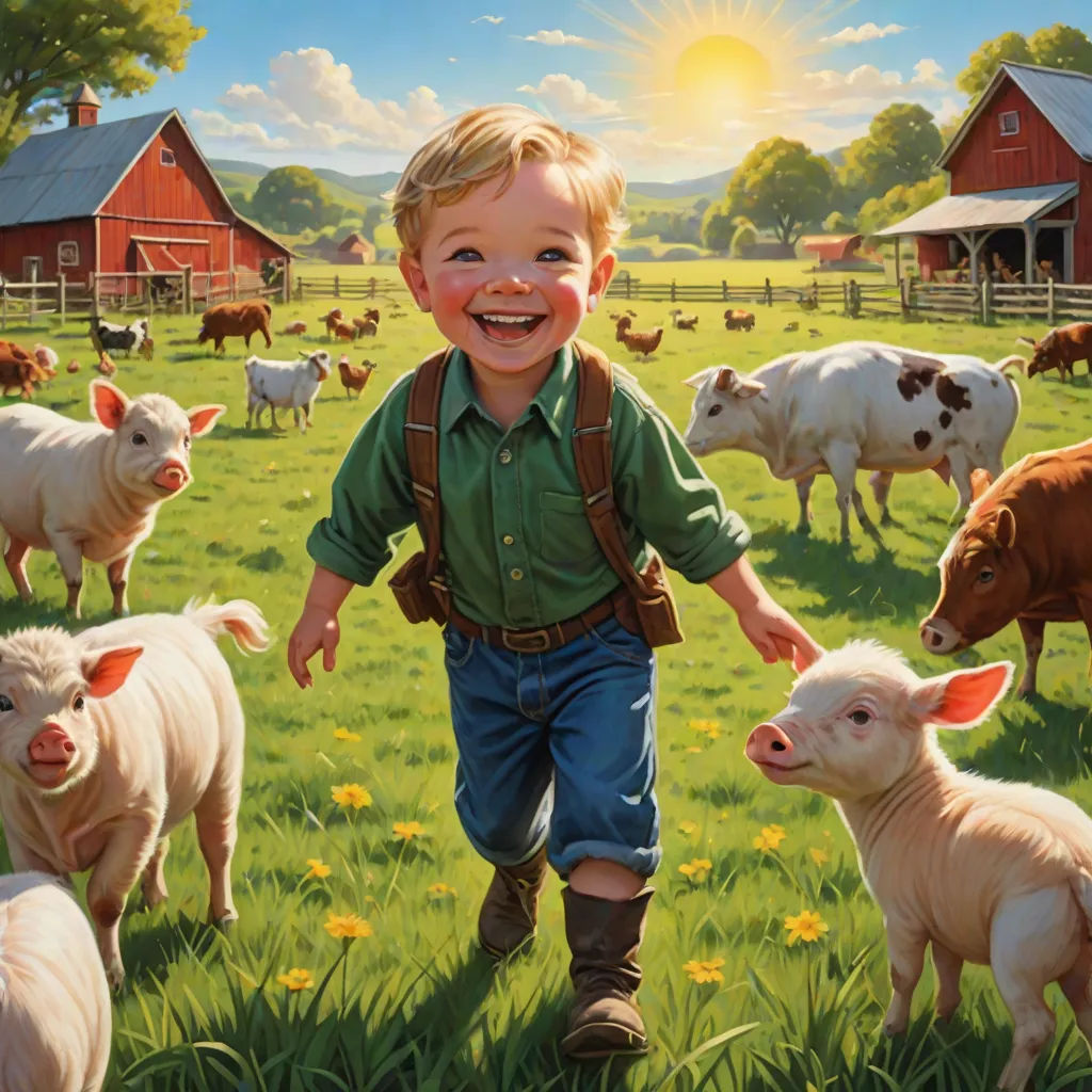 Timmy Gets to Know the Farm Animals | Story.com