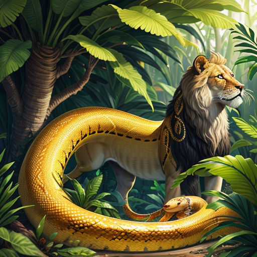 The Golden Snake and the Lion | Story.com