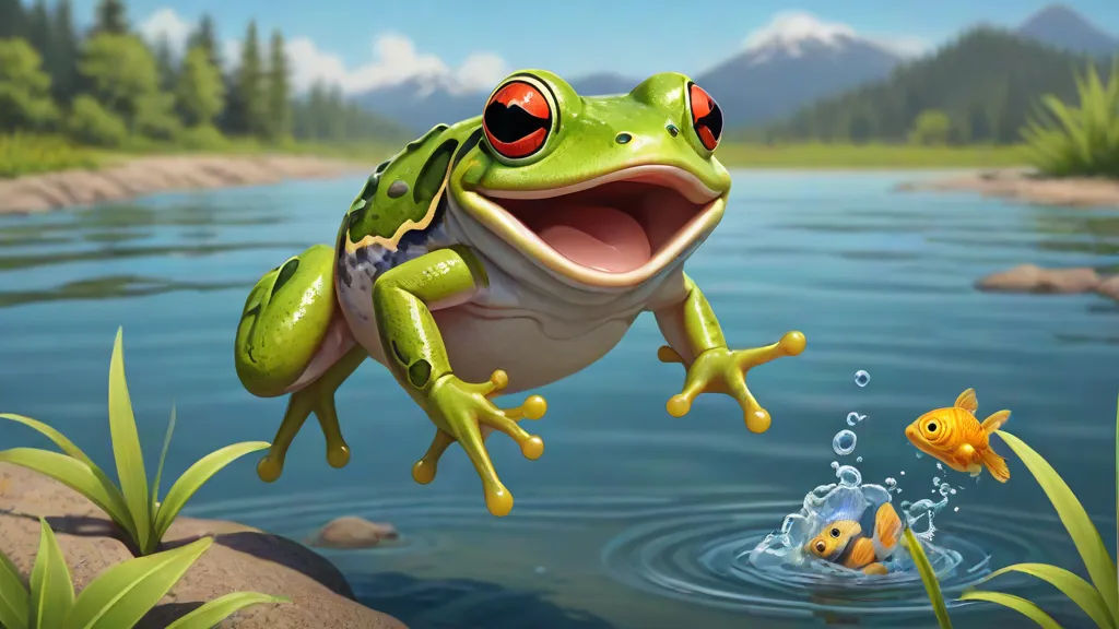 Watch:The Story of the Frog and the Fish | AI Children’s Videos | Story.com
