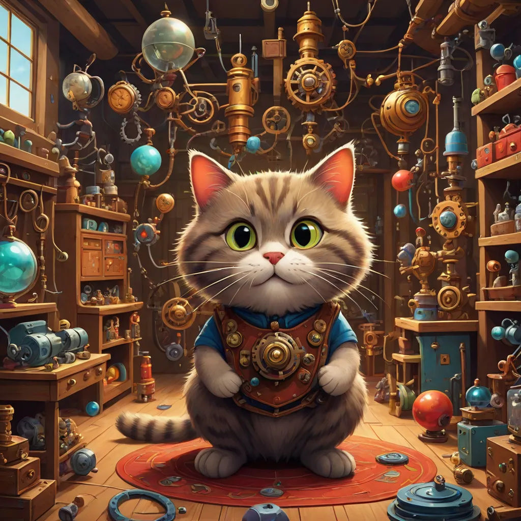 Mr. Whiskers the Inventor Cat | Story.com