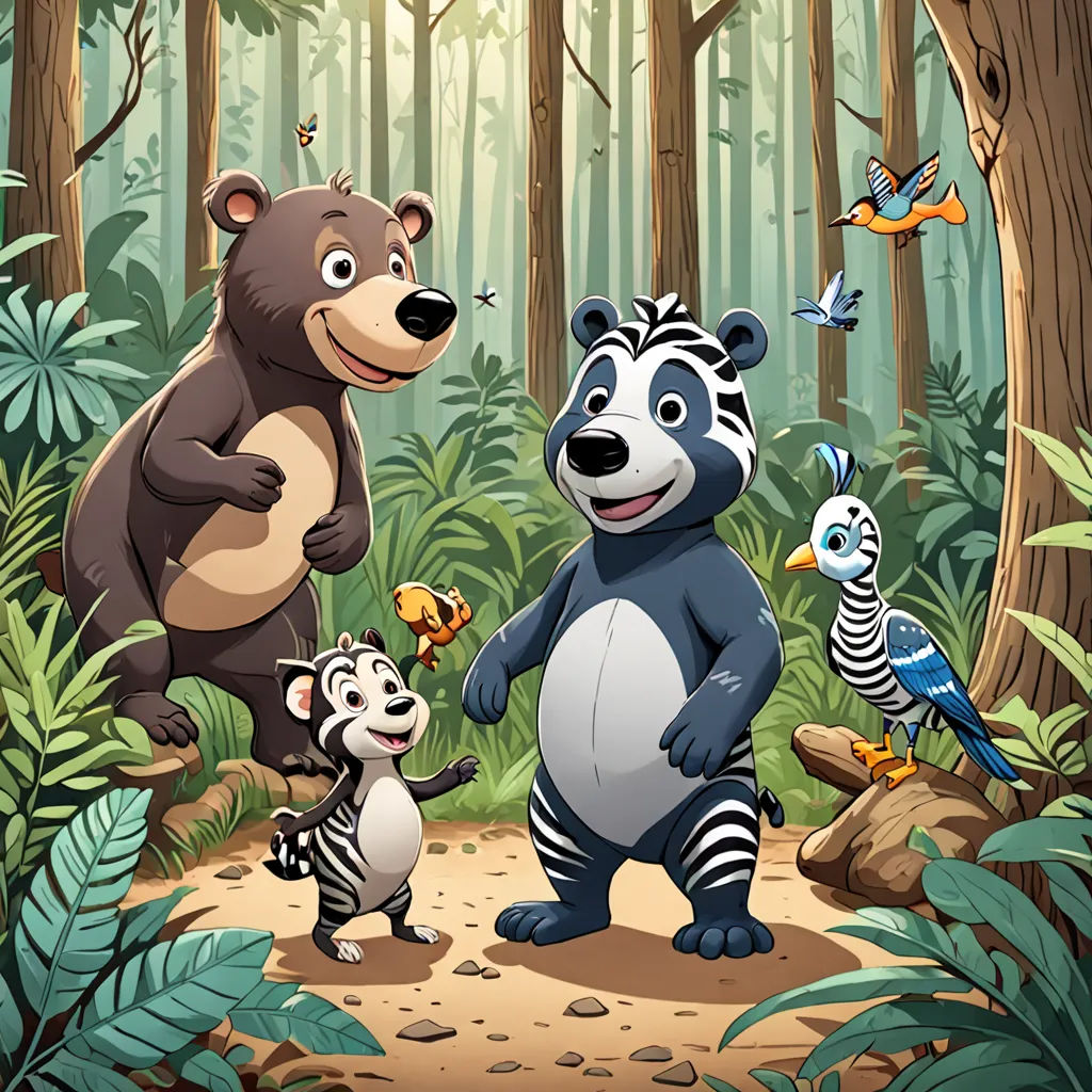 The Colorful Forest Friends | Story.com