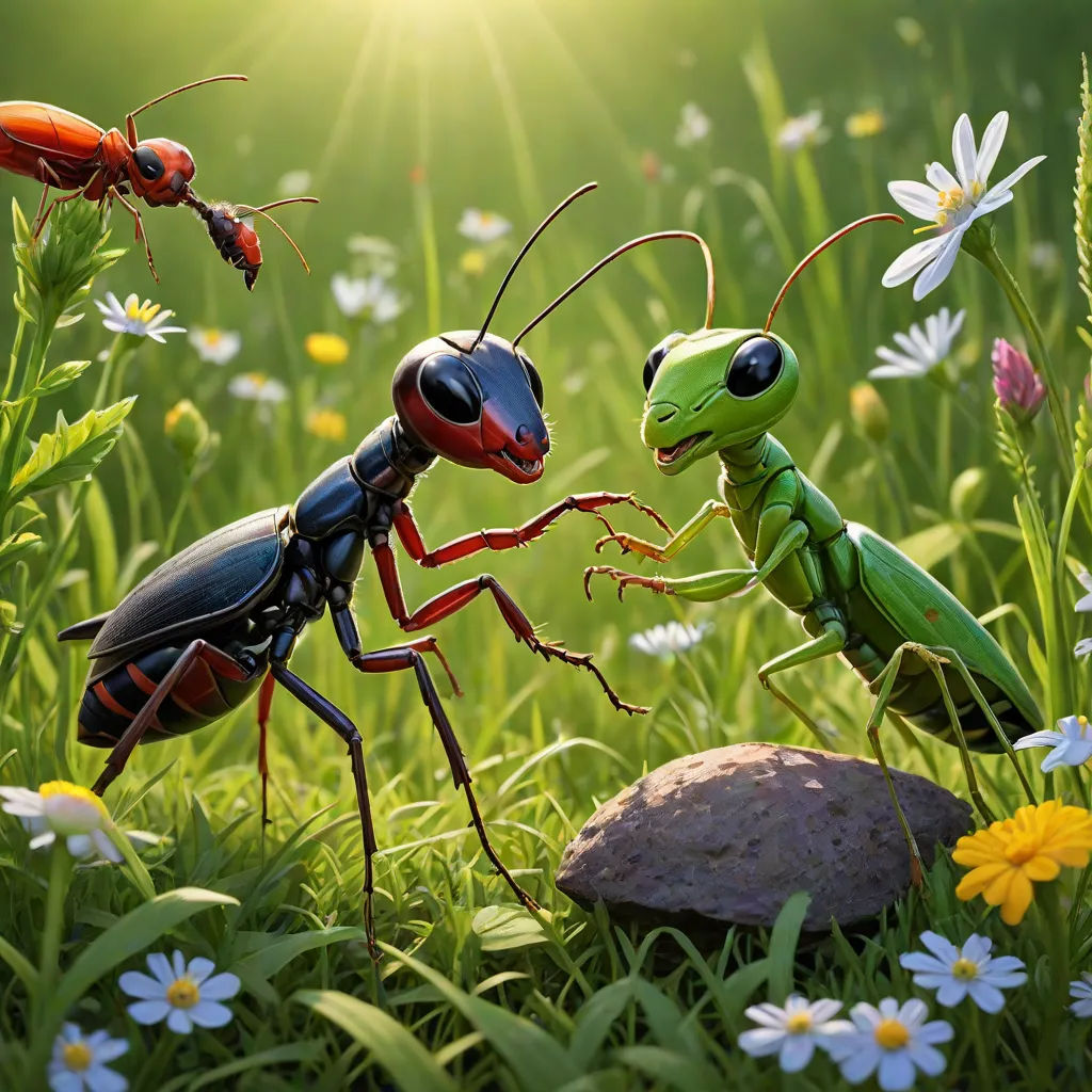 The Greedy Little Ant and the Generous Grasshopper | Story.com