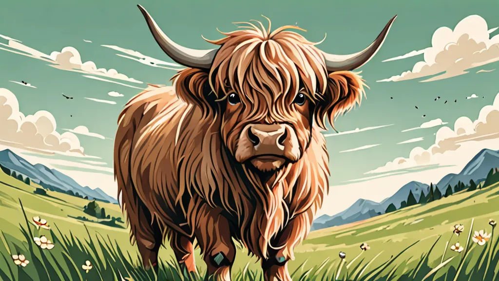 Stomper the Brave Highland Cow | Story.com