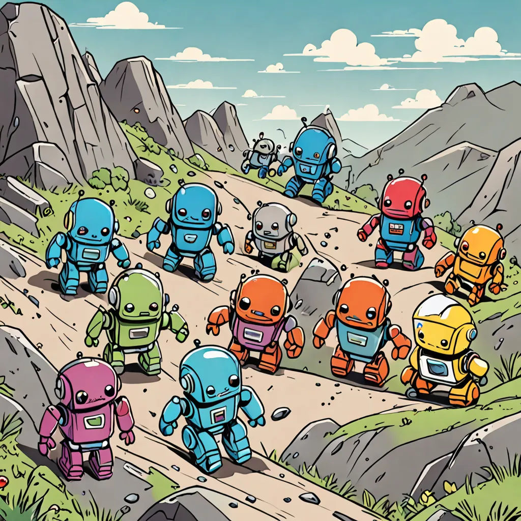 The Great Tumble of Tiny Bots | Story.com