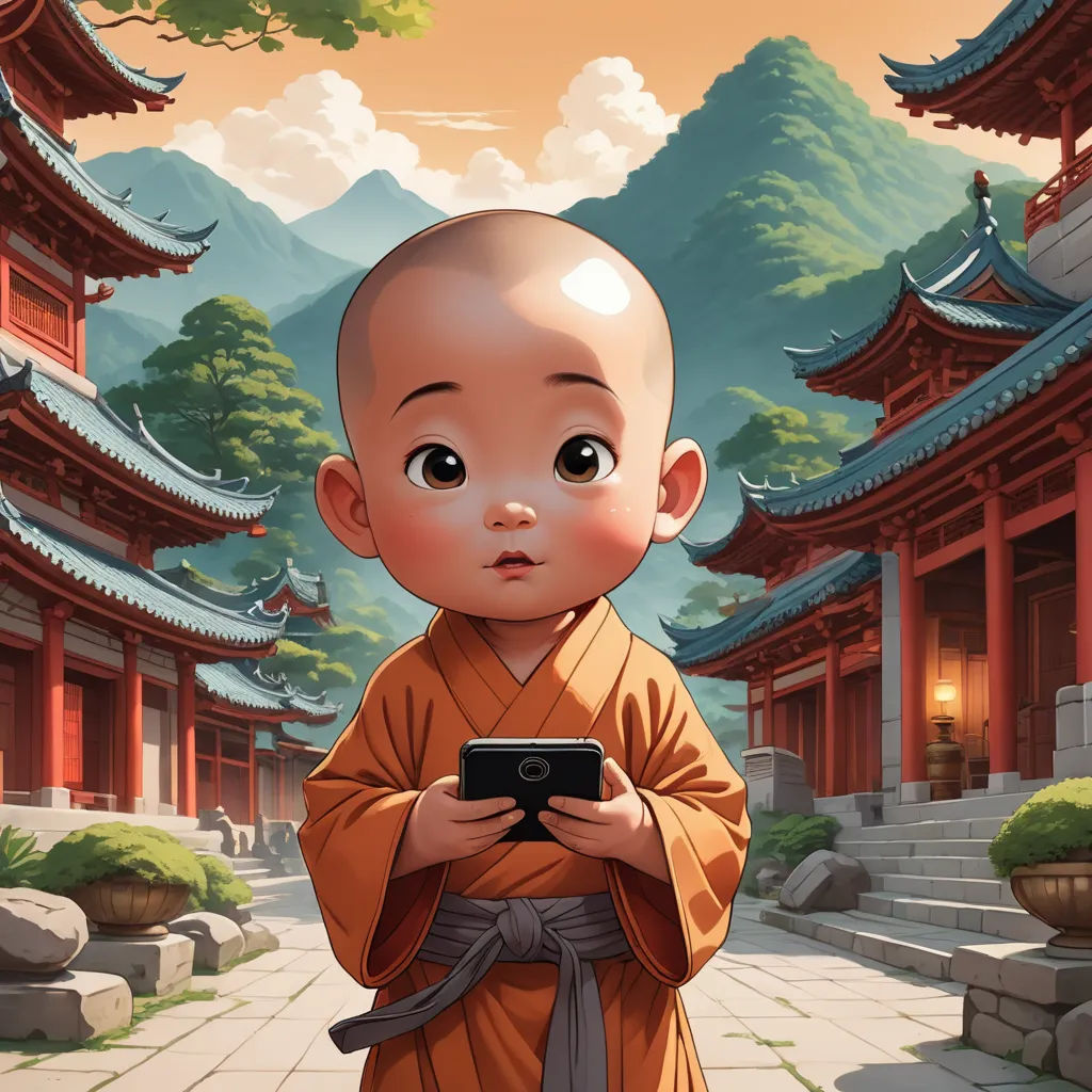 The Misadventures of the Curious Little Monk: When a Young Monk Meets a Smartphone | Story.com