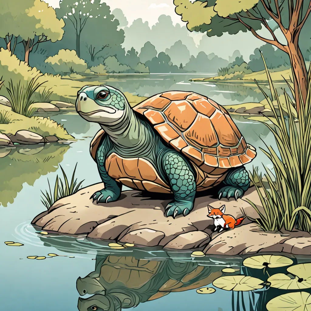 The Wise Turtle and the Greedy Fox | Story.com