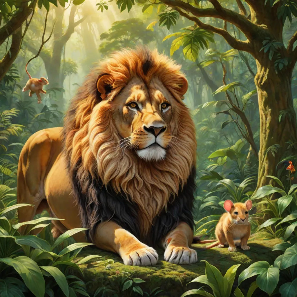 The Lion and the Little Mouse | Story.com