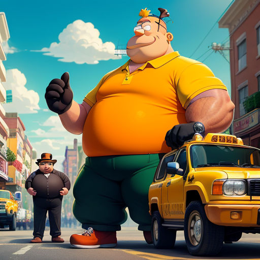 Belly Cartoon Car