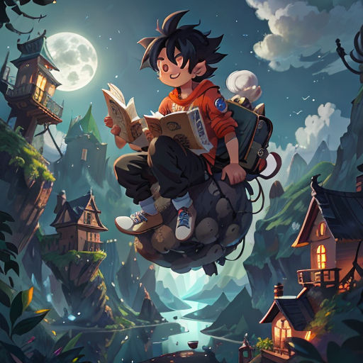 Goku's Adventure in the Floating Castle | Story.com