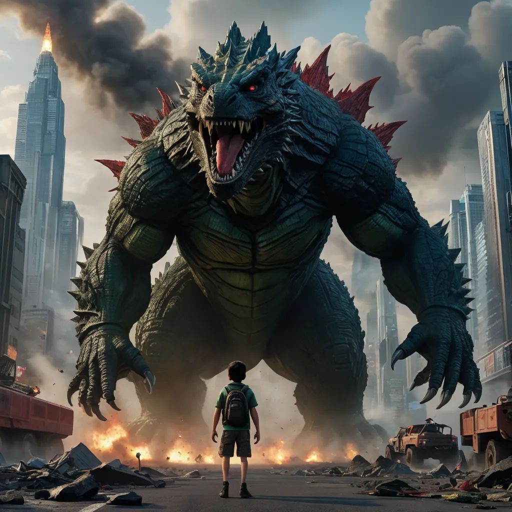 Ramin and Godzilla | Story.com