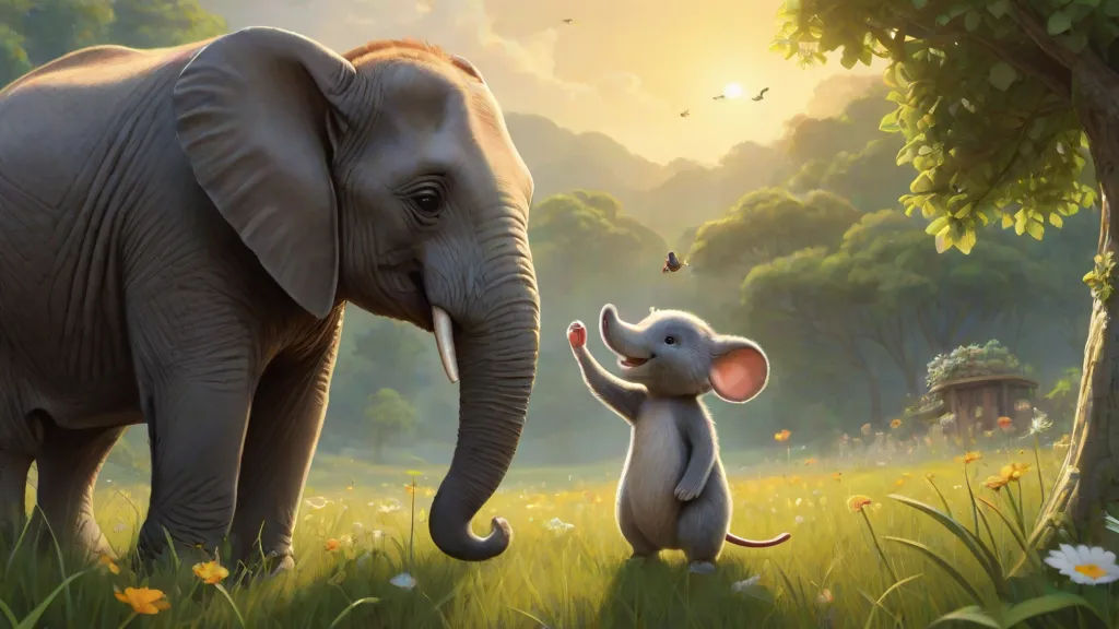 Watch:The Elephant and the Mouse | AI Children’s Videos | Story.com