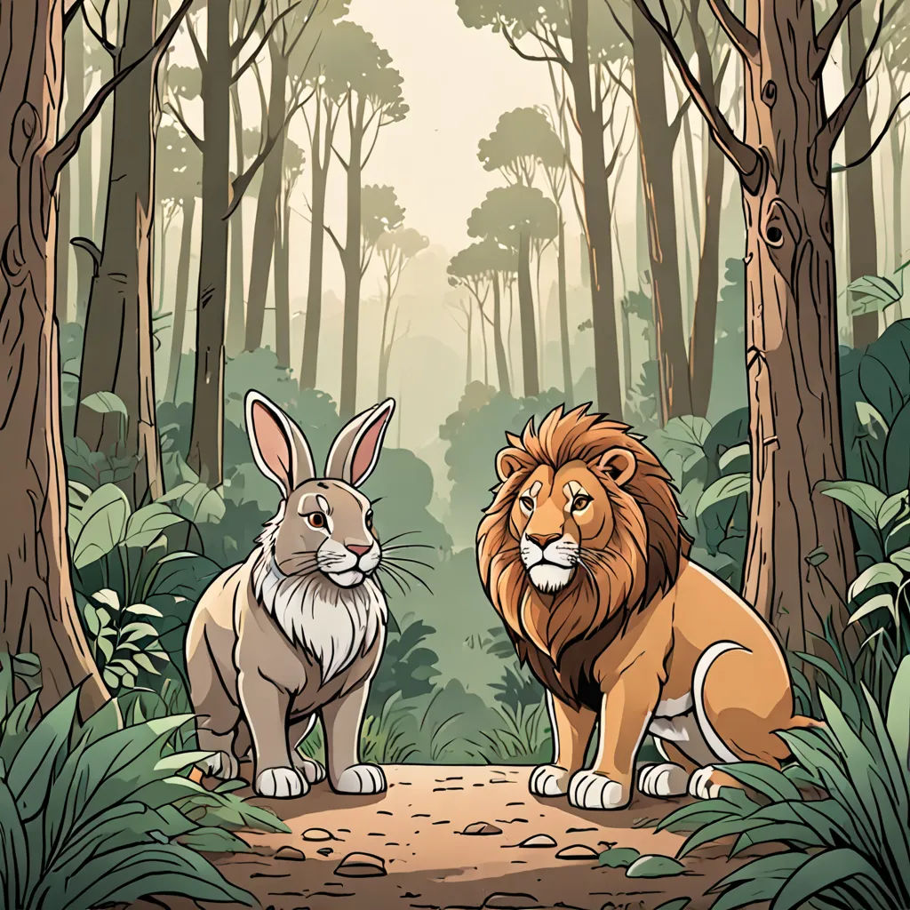 The Rabbit and the Lion | Story.com