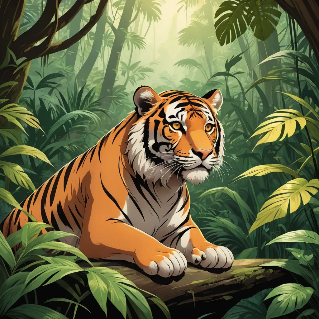 The Lazy Tiger | Story.com