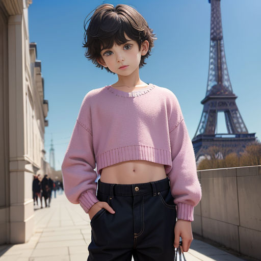 Midriff Boy in Paris | Story.com