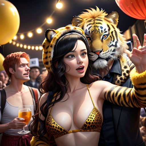The Wild Cat Costume Party