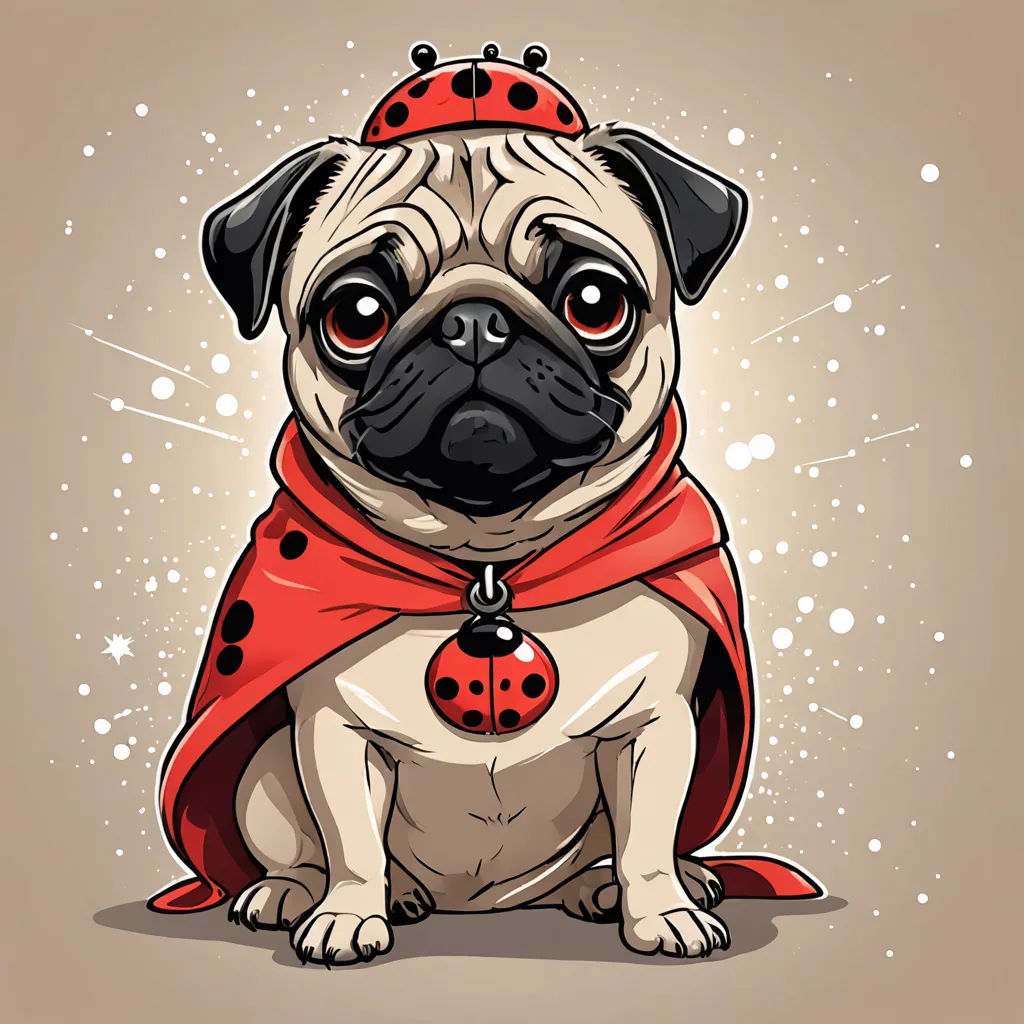 Stanley the Sassy Ladybug Pug | Story.com