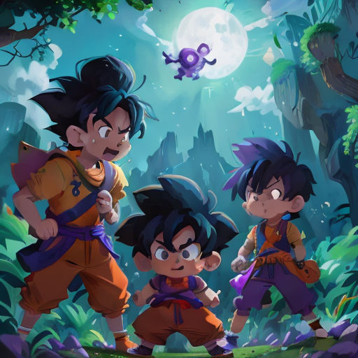 Goku GT Kid vs Captain Ginyu Body Swap | Story.com