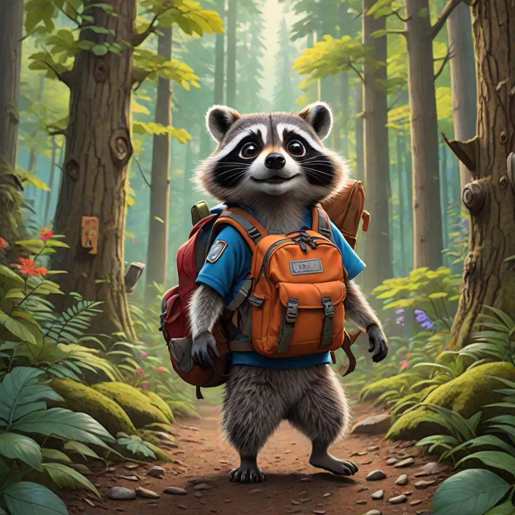 Rascal the Hiking Raccoon | Story.com