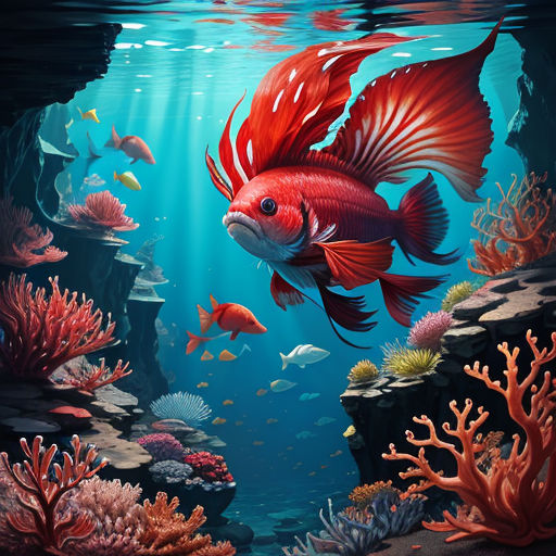 The Red Betta Fish and His Girlfriend Dory | Story.com