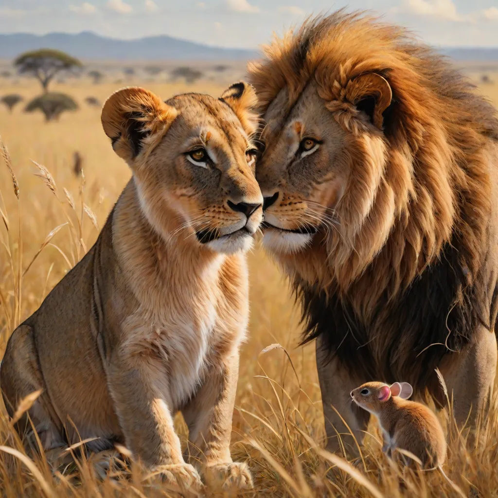 The Mighty Lion and the Tiny Mouse | Story.com