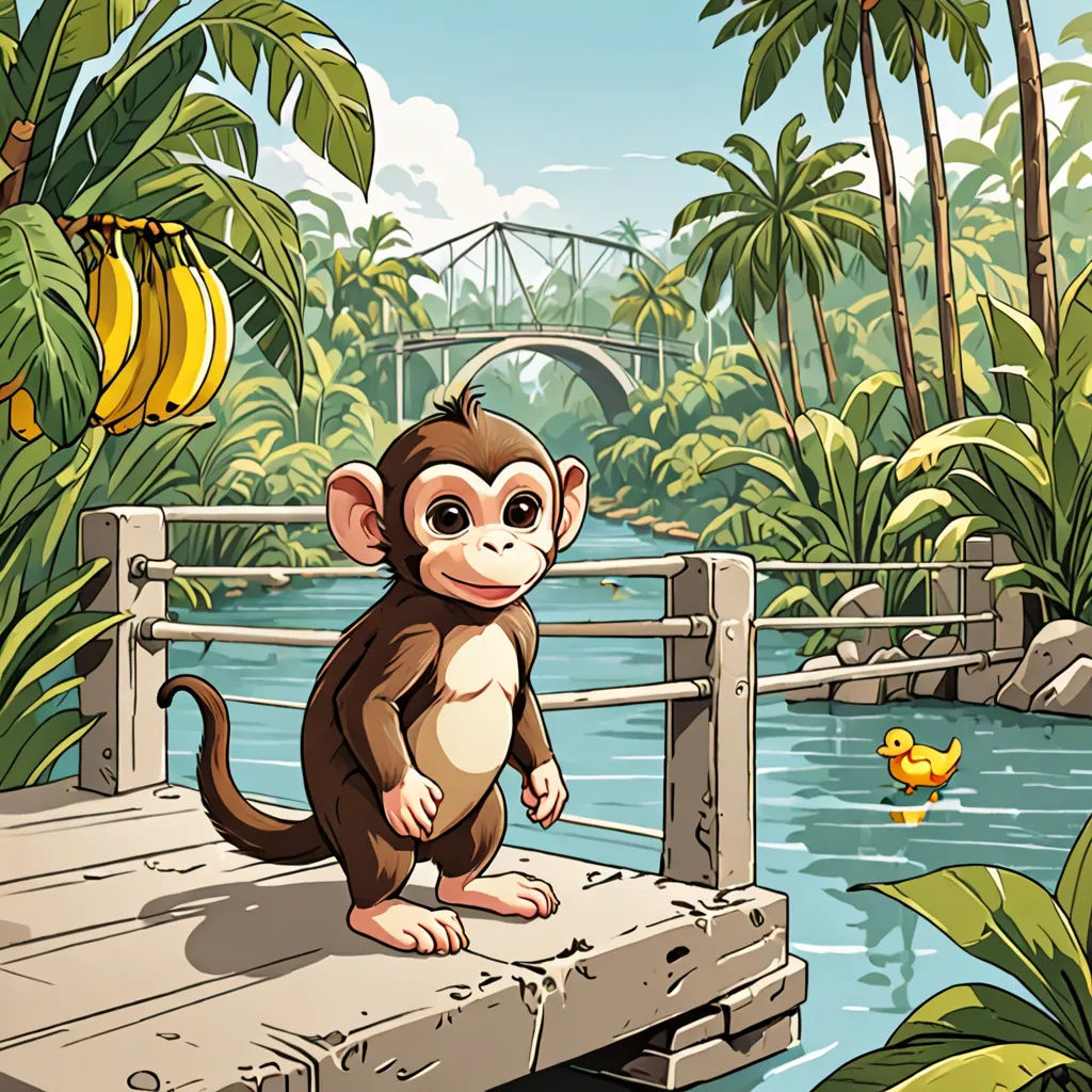 The Monkey and the Duck | Story.com