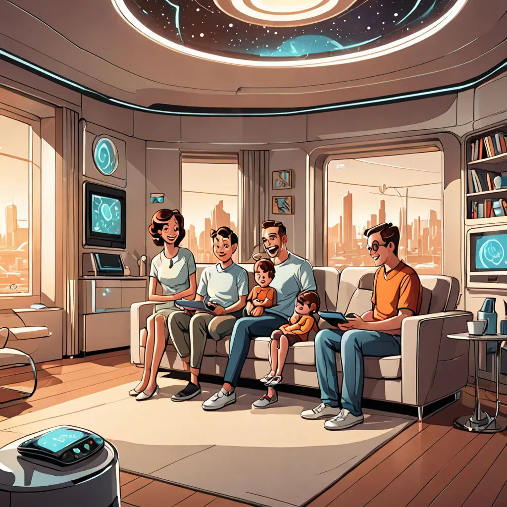 The Happy Family's Futuristic Home | Story.com