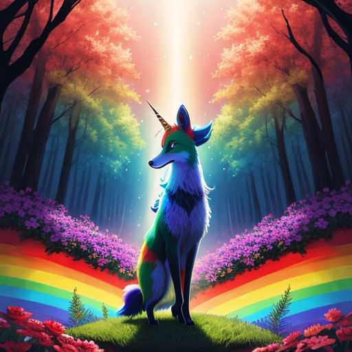 The Majestic Rainbow Fox | Story.com