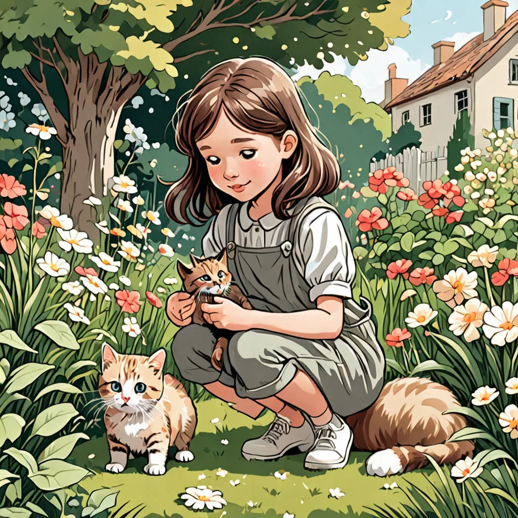 The Little Girl and the Cat | Story.com