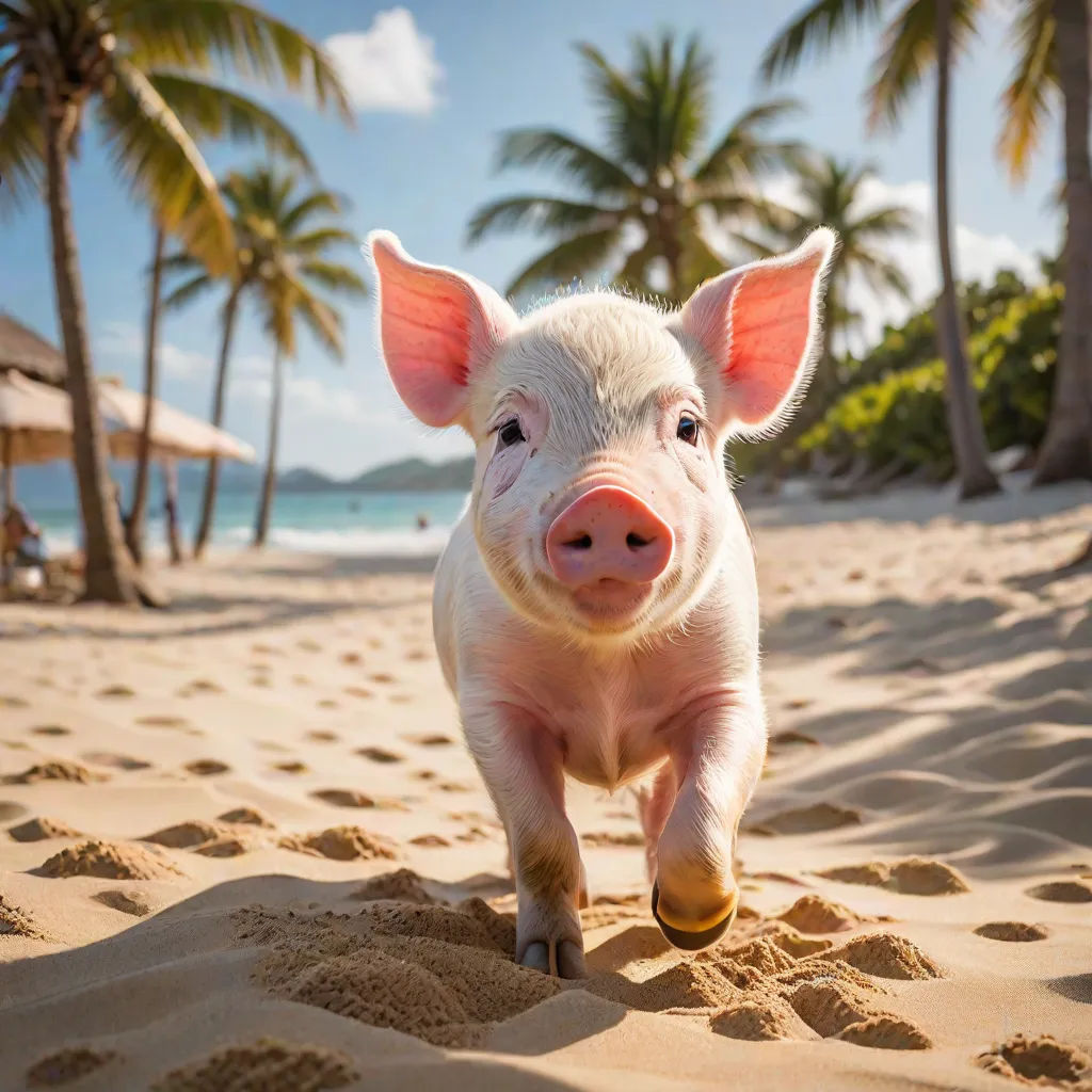 Penny the Piglet's Beach Adventure | Story.com