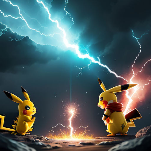 Pikachu Lightning Wallpaper