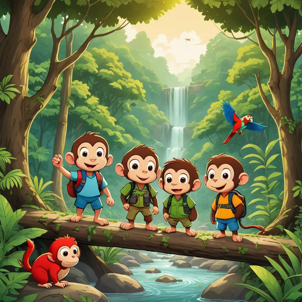 The Misadventures of Monkey, Boy, and Parrot | Story.com