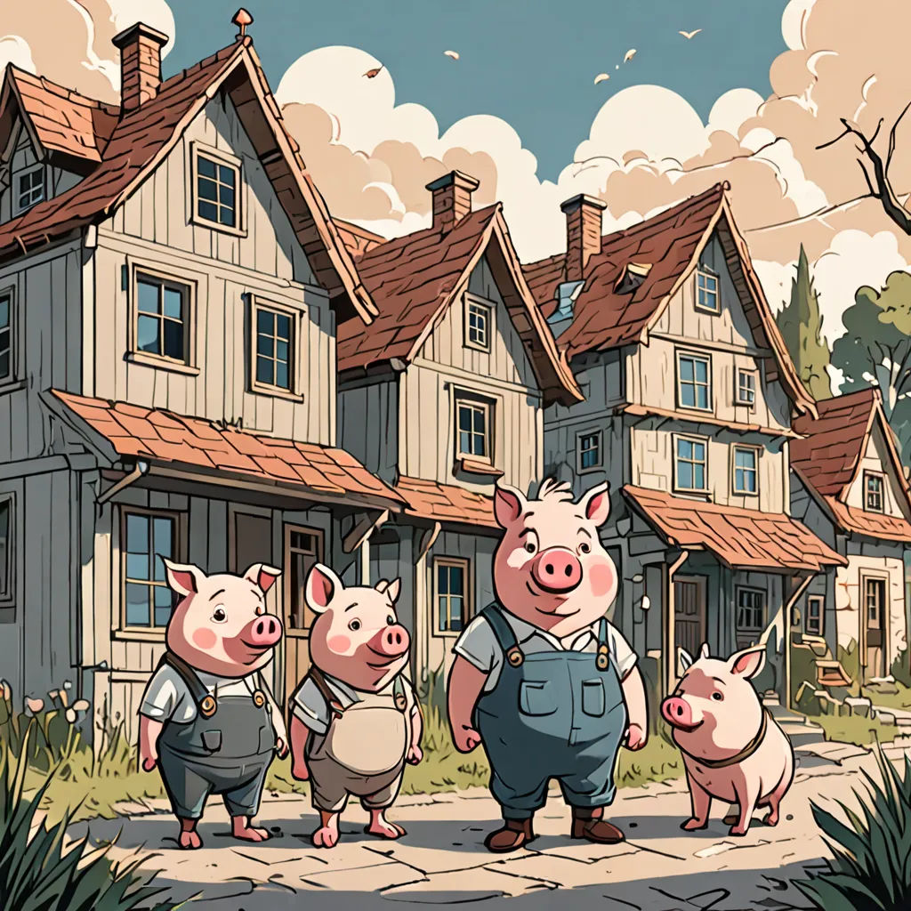 Los Tres Cerditos y el Lobo Feroz | Story.com