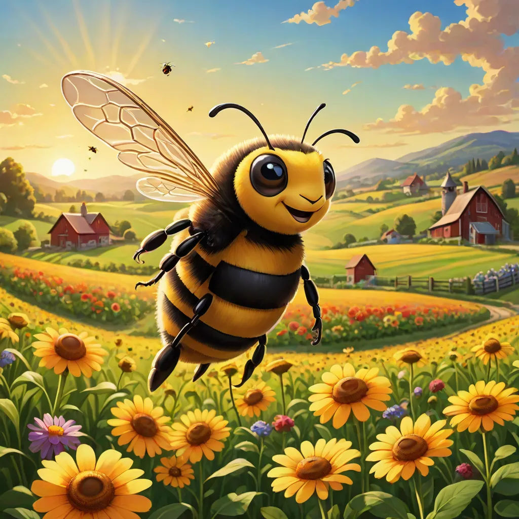 Buzzy the Magical Bee on Sunny Farm | Story.com
