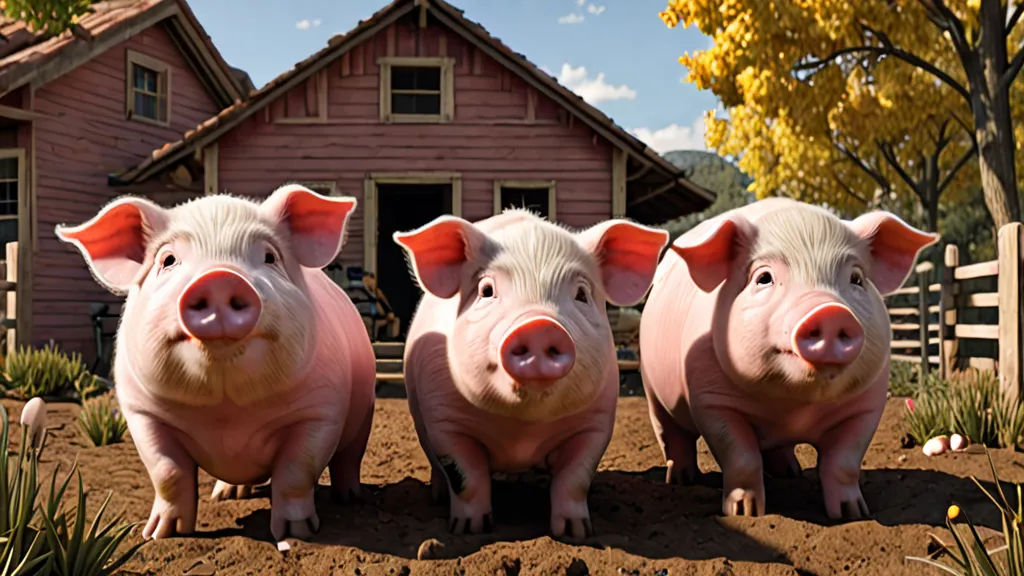 The Three Little Pigs' Resilient Homes | Story.com