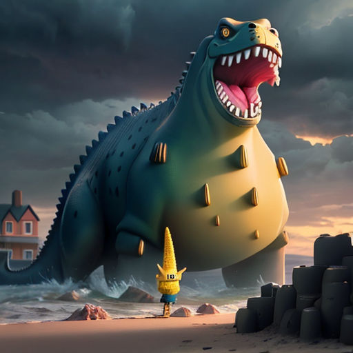 SpongeBob and the T-Rex | Story.com