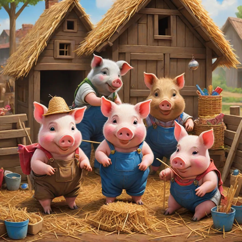 The Four Little Pigs | Story.com