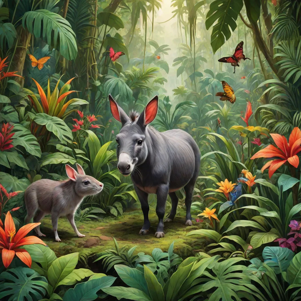 The Jungle Friends: Rat and Donkey's Adventure | Story.com