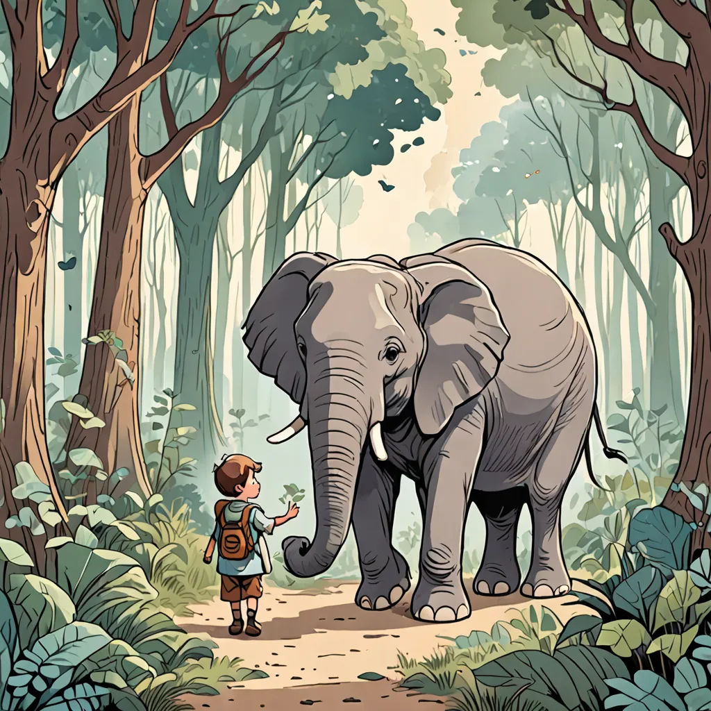 The Little Boy and the Helpful Elephant | Story.com