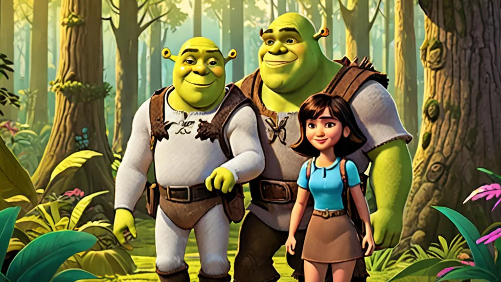 Watch:Shrek Meets Dora the Explorer | AI Children’s Videos | Story.com