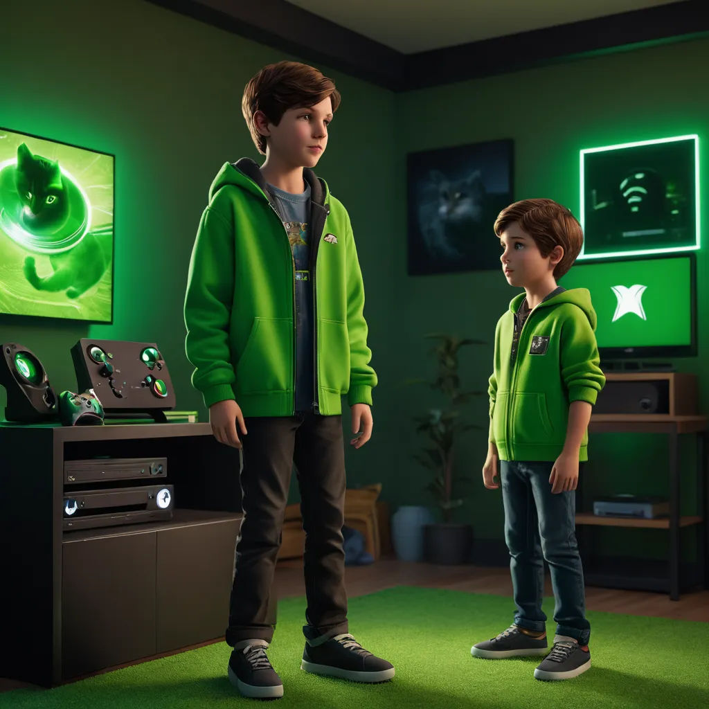 The Secret of the Green Xbox Cat | Story.com